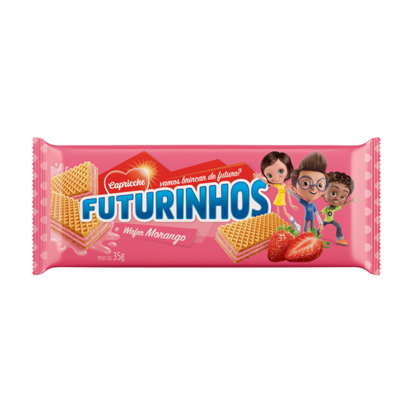 Wafer Morango – Capricche é Show